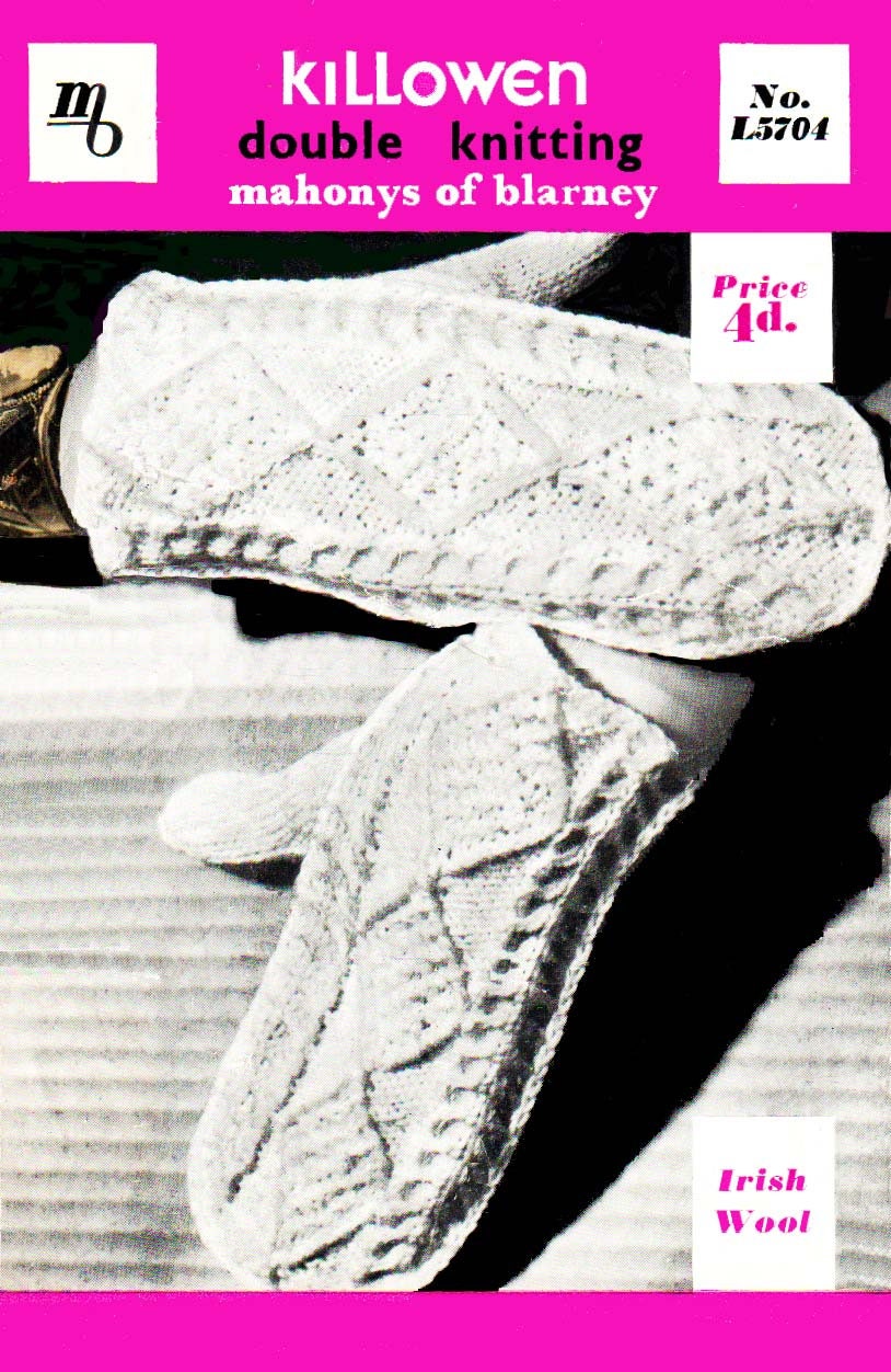 Ladies Mitts, DK, 50s Knitting Pattern, Killowen 5704 – My Vintage ...